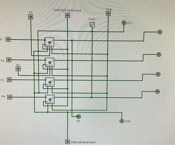 Solved Part B: The 74LS194 is a 4-bit bi-directional shift | Chegg.com