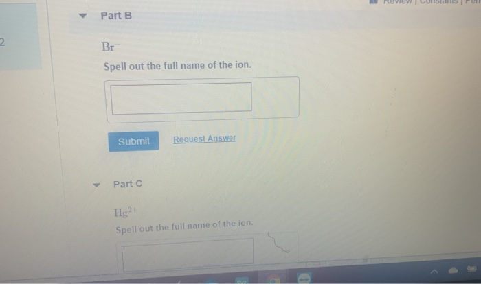 Solved Part A Mg2+ Spell out the full name of the ion. | Chegg.com
