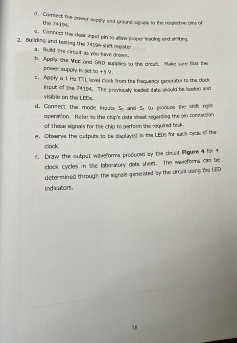 Procedure: Part 1. The Decade Counter 1. Using the | Chegg.com