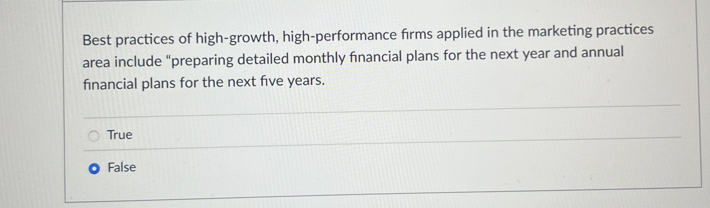 Solved Best practices of high-growth, high-performance firms | Chegg.com