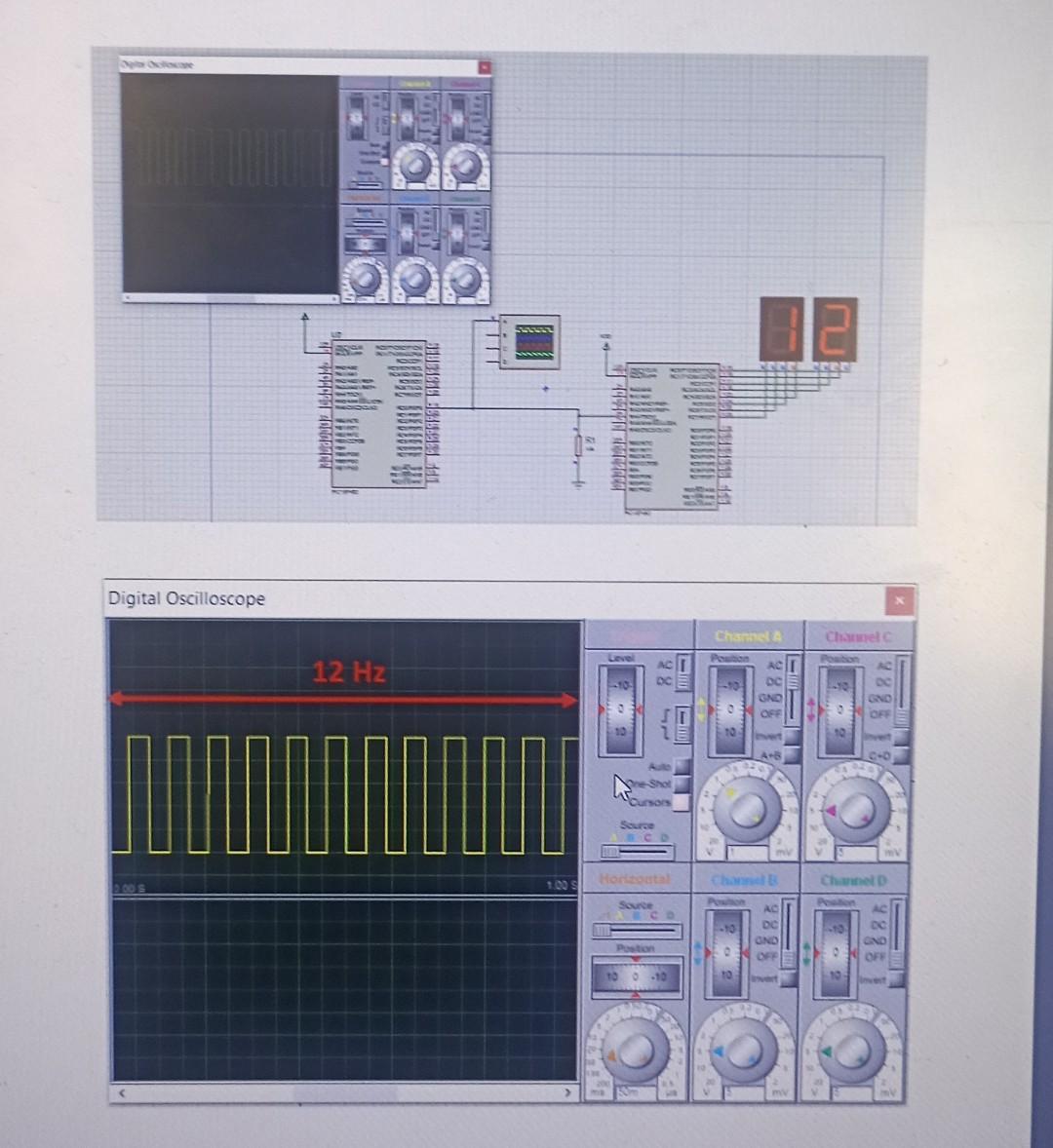 Solved Task description: Use two PIC18F452 microprocessors | Chegg.com