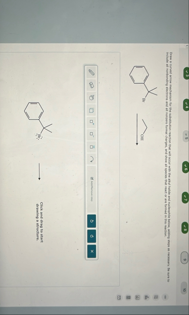 Solved Draw a curved arrow mechanism for the substitution | Chegg.com