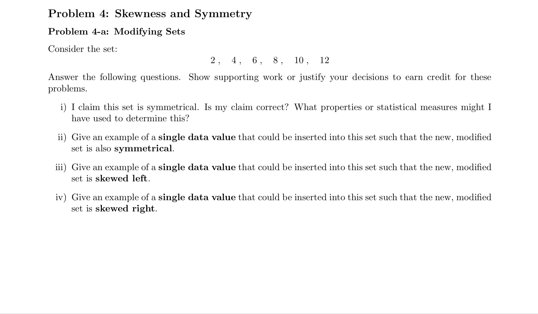 Solved Problem 4-b: Number LineConsider the graph below.We | Chegg.com