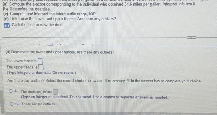 pull down menu options for a1) above or below a2) | Chegg.com