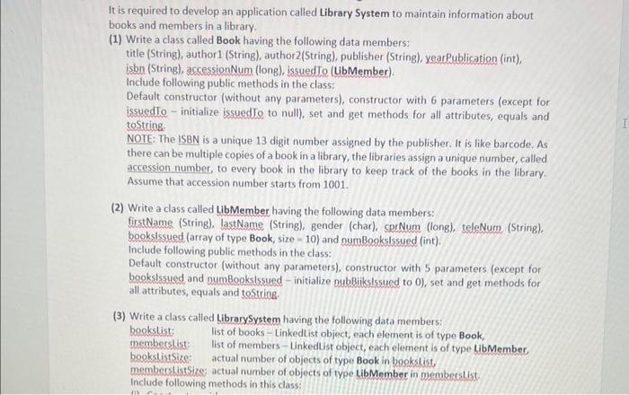 Solved It is required to develop an application called | Chegg.com