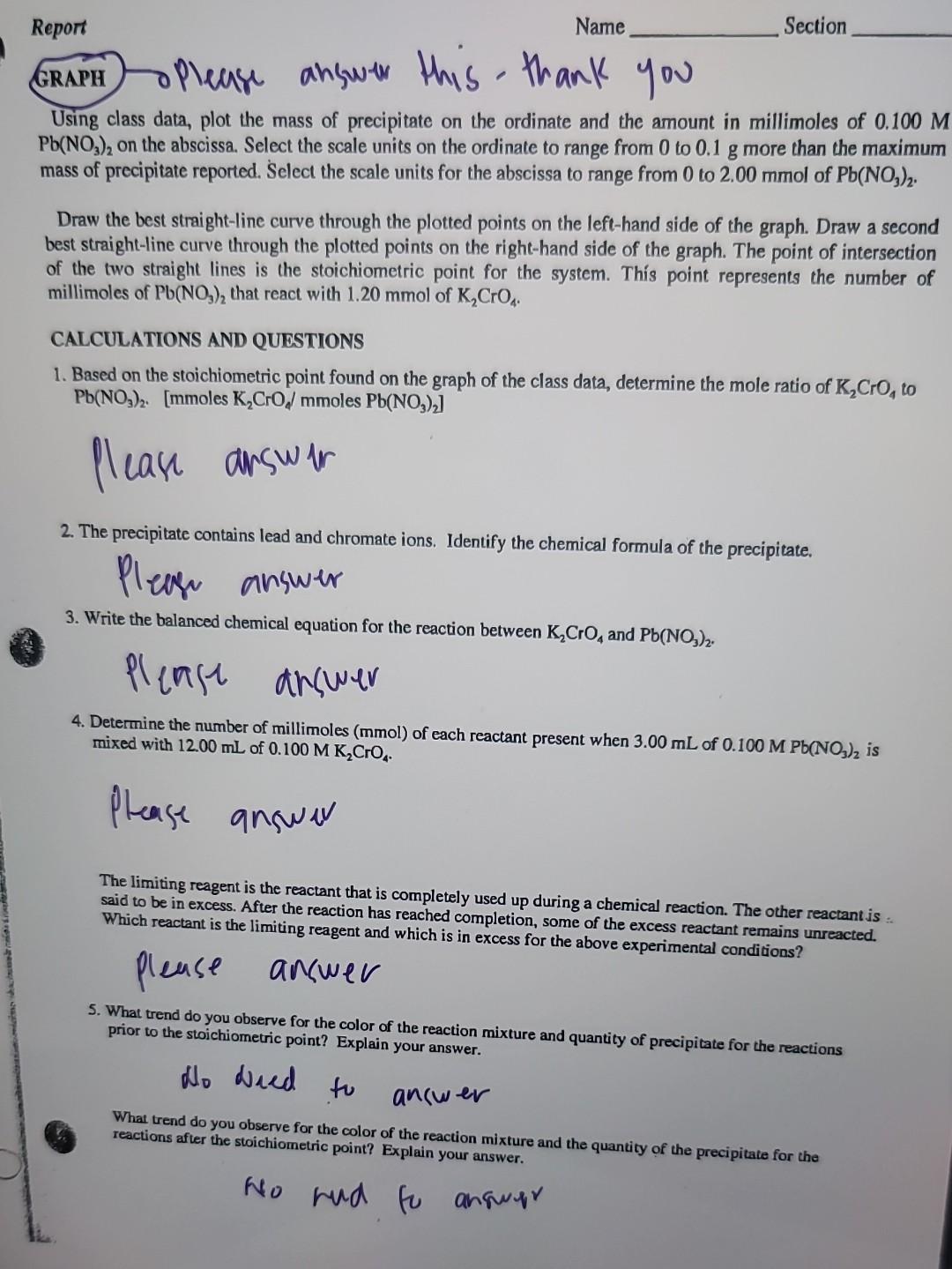 Solved The Stoichiometry of a Reaction INTRODUCTION The | Chegg.com