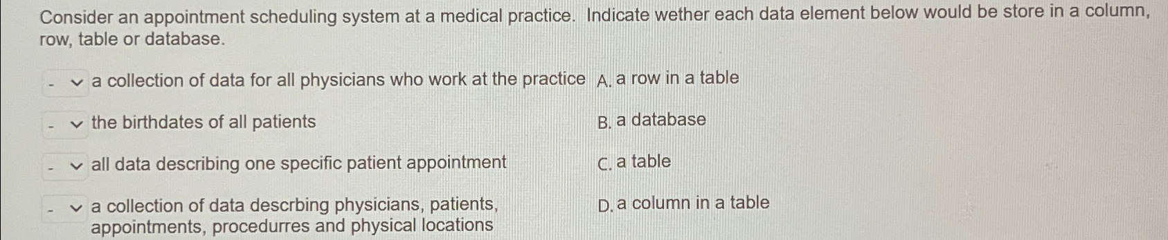 Solved Consider an appointment scheduling system at a | Chegg.com