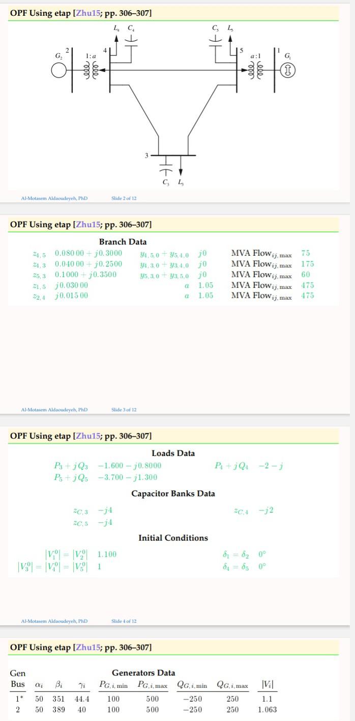 Solved Answer these By( Etap Program) in Power System | Chegg.com