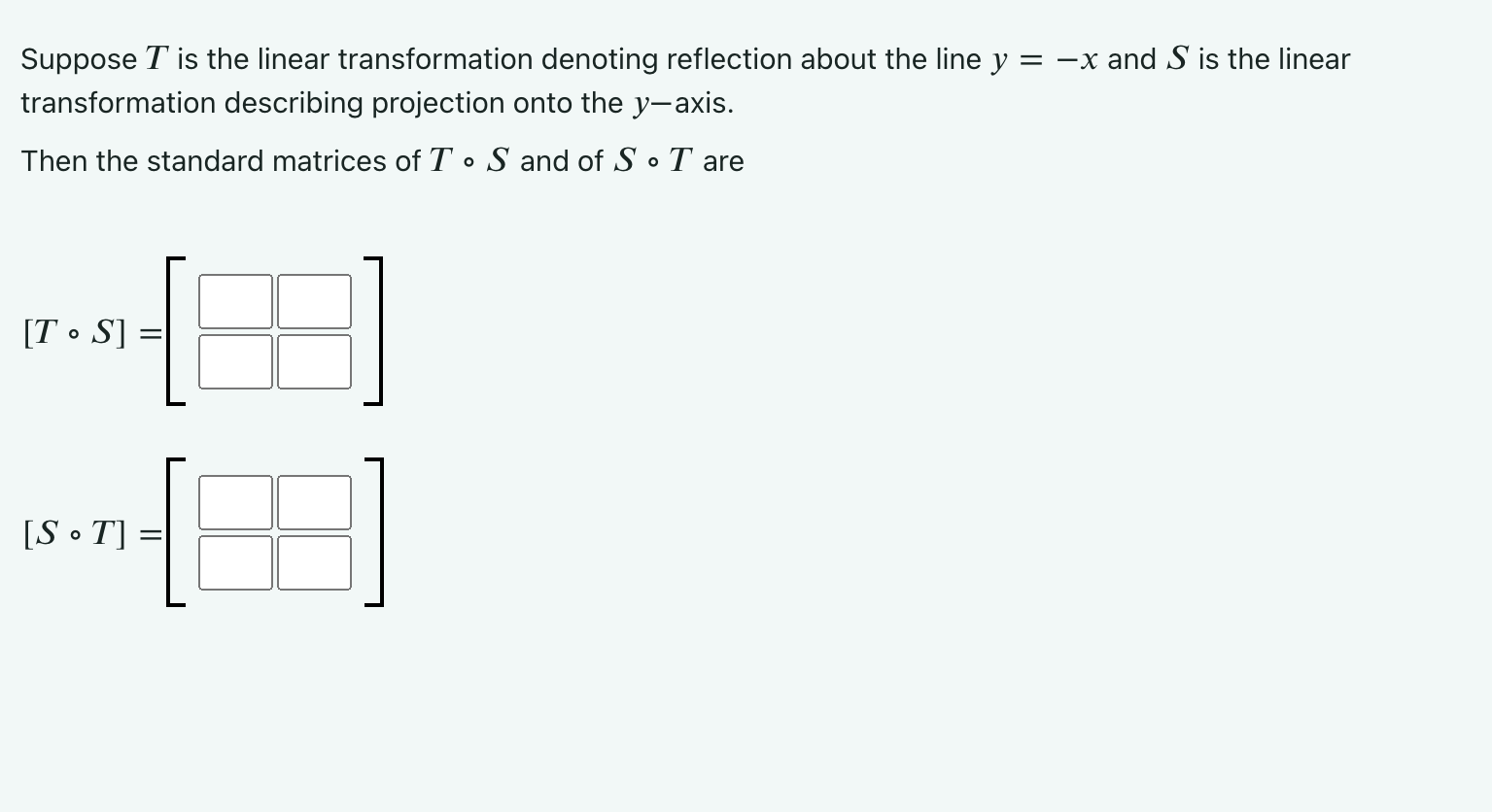 Solved Linear Algebra MC11 | Chegg.com