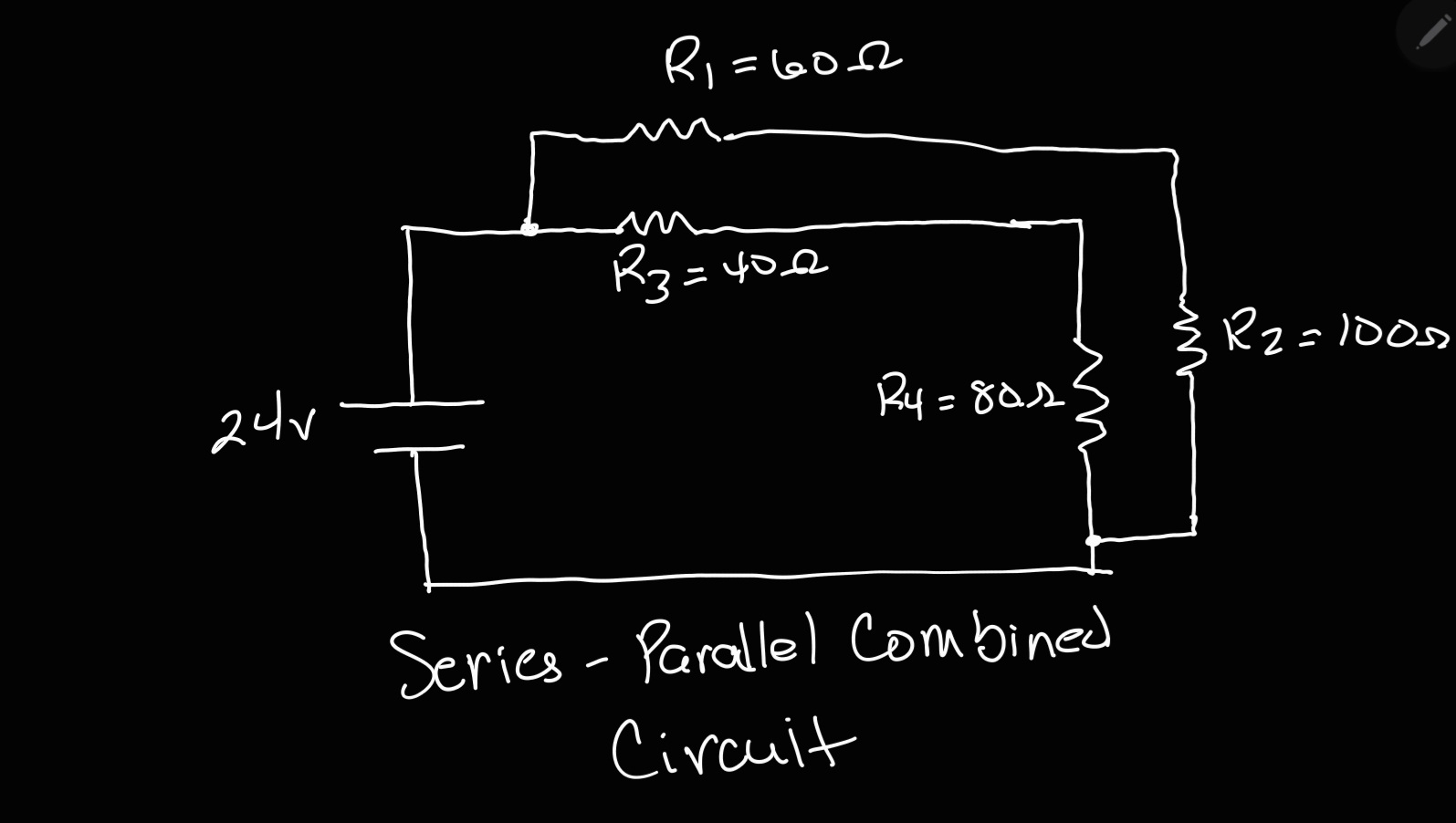 Solved Please solve this Series-Parallel Combined Circuit. | Chegg.com