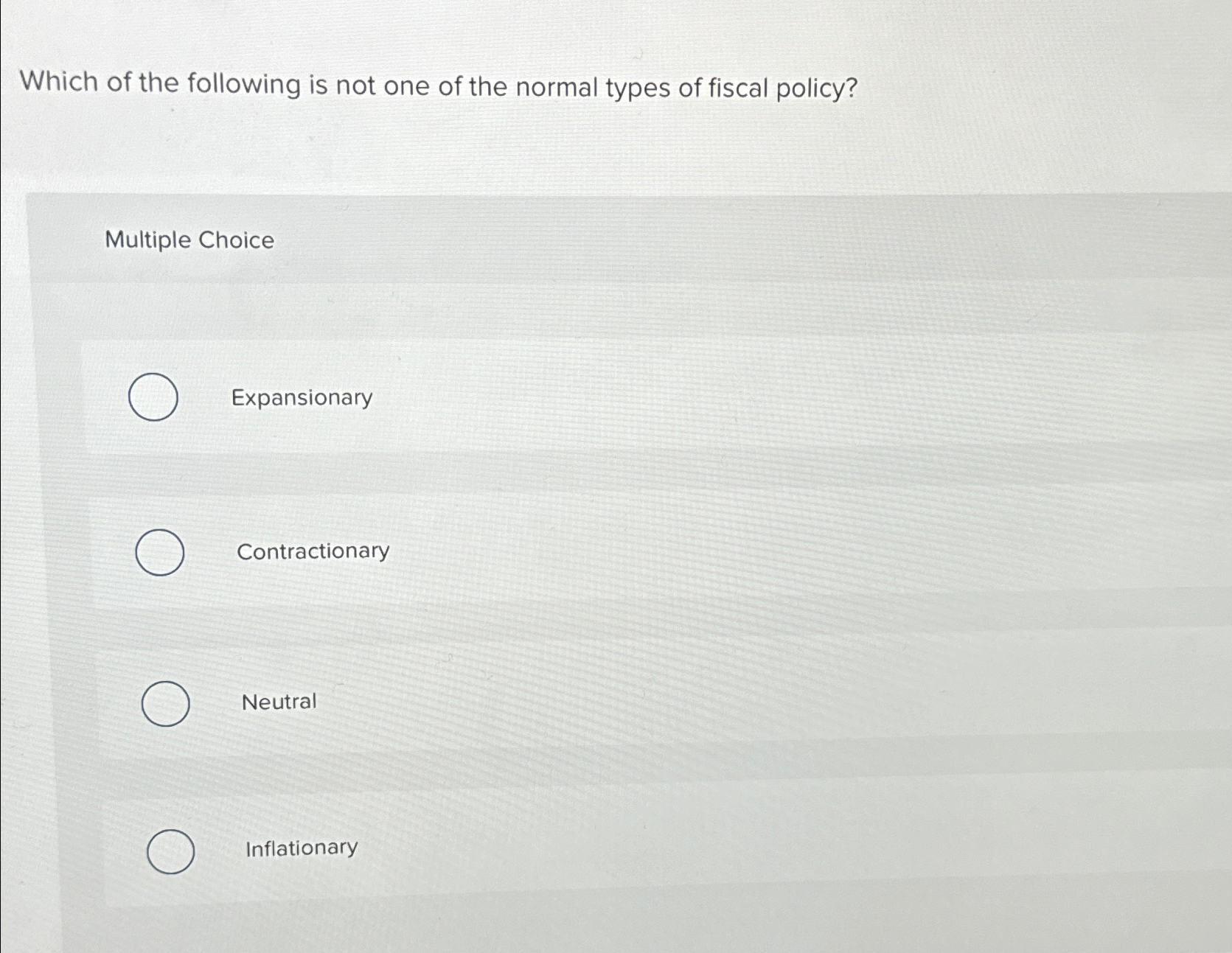 Solved Which of the following is not one of the normal types | Chegg.com