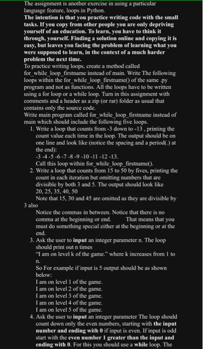 Solved The assignment is another exercise in using a | Chegg.com
