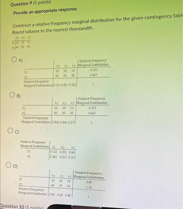 Solved Provide an appropriate response. Construct a relative | Chegg.com