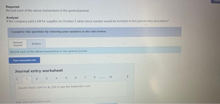 Solved Problem 4.1A (Algo) Recording transactions in the | Chegg.com