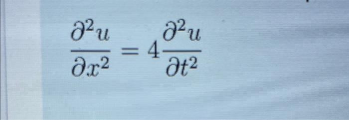 Solved solve by separation of variables d2u / dx2 = 4d2u / | Chegg.com