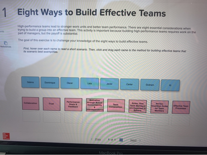 1 Eight Ways to Build Effective Teams | Chegg.com 1 Eight Ways to Build Effective Teams | Chegg.com