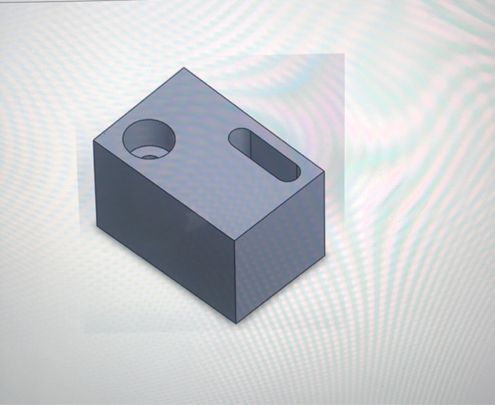 Solved Redraw the top view, rotate the side view, and move | Chegg.com