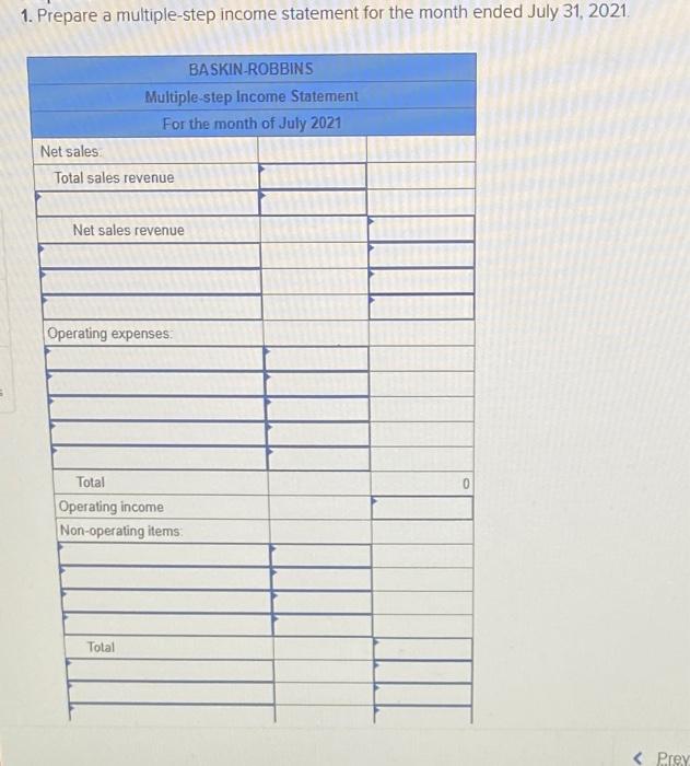 Solved Problem 6-7A Prepare a multiple-step income statement | Chegg.com