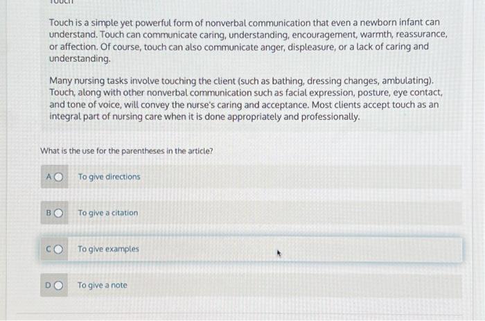 Solved 2 Read the text below and answer the question | Chegg.com