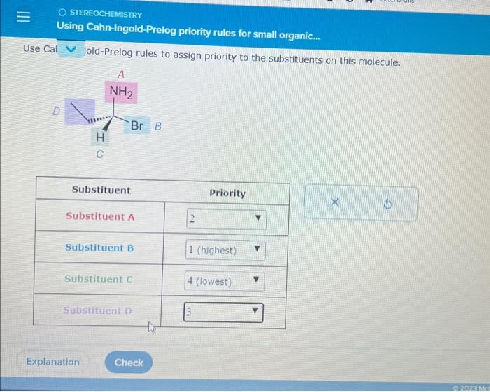 Solved Use Cal Jold-Prelog rules to assign priority to the | Chegg.com