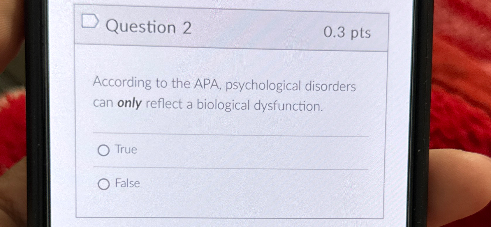 Solved Question 20.3ptsAccording to the APA, psychological | Chegg.com