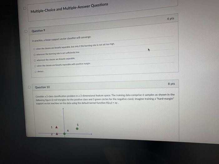 Solved Multiple-Choice and Multiple-Answer Questions | Chegg.com