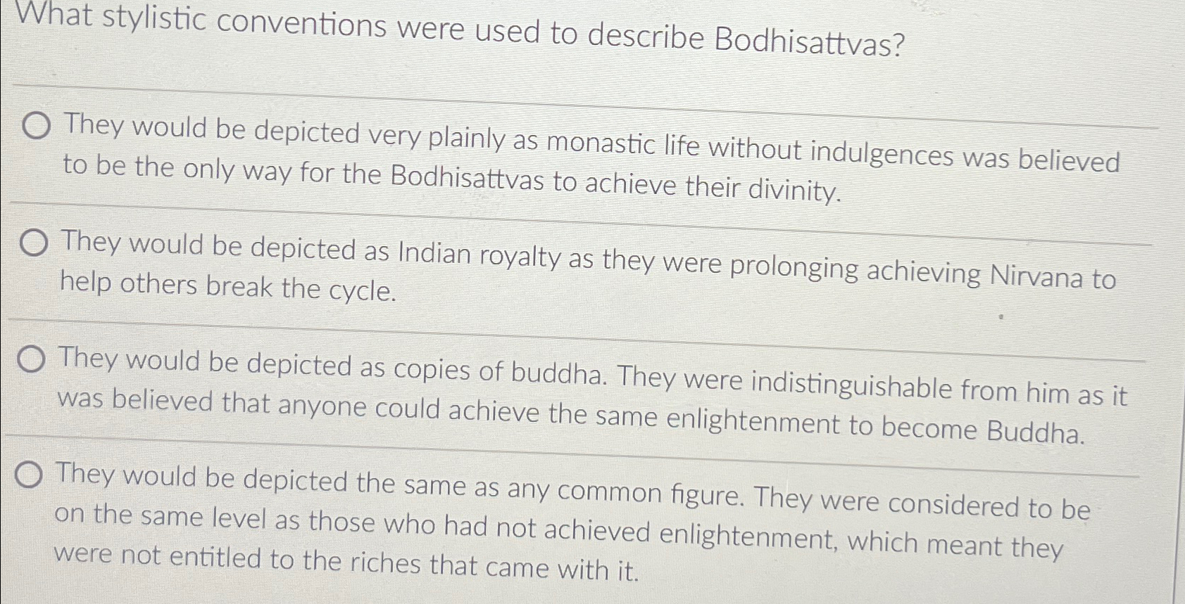 Solved What stylistic conventions were used to describe | Chegg.com
