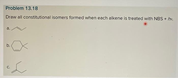 Solved Draw all constitutional isomers formed when each | Chegg.com