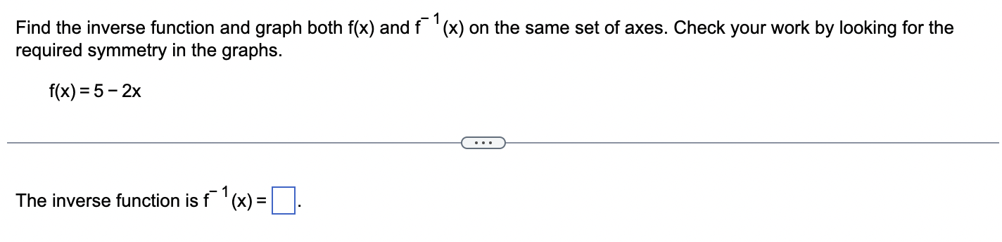 Solved Find the inverse function and graph both f(x) ﻿and | Chegg.com
