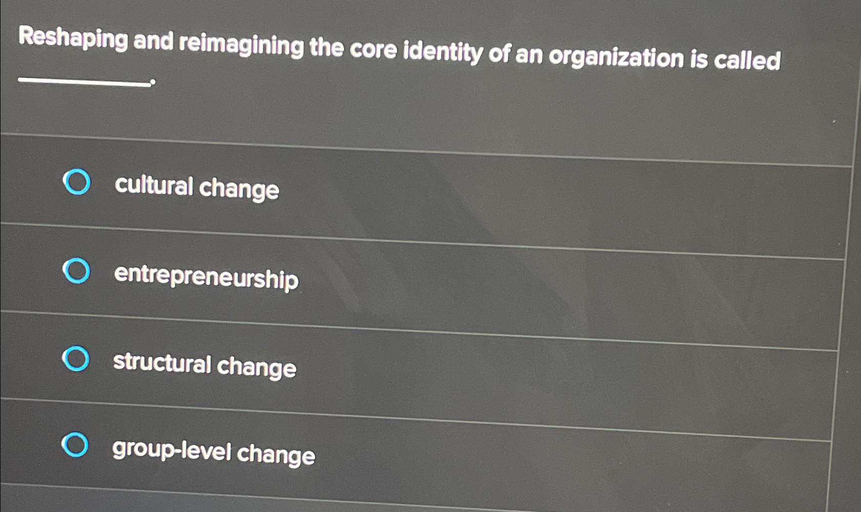 Solved Reshaping and reimagining the core identity of an | Chegg.com
