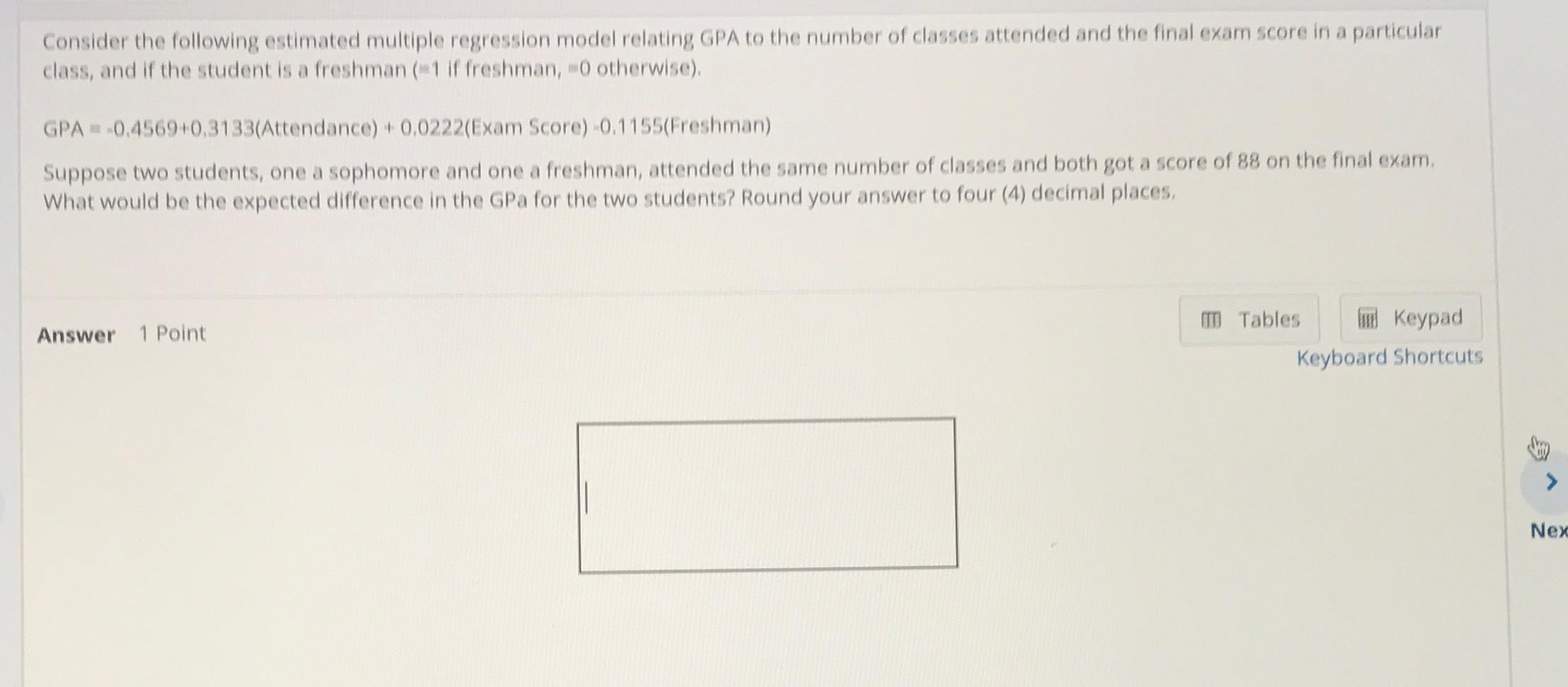 Solved Consider the following estimated multiple regression | Chegg.com
