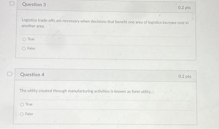 Solved The three major categories of cost are: | Chegg.com