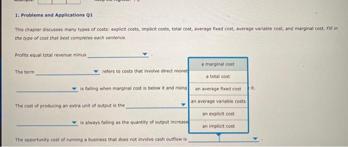 Solved Attempts: Keep the Highest: /6 1. Problems and | Chegg.com