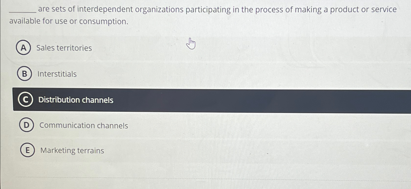 Solved are sets of interdependent organizations | Chegg.com