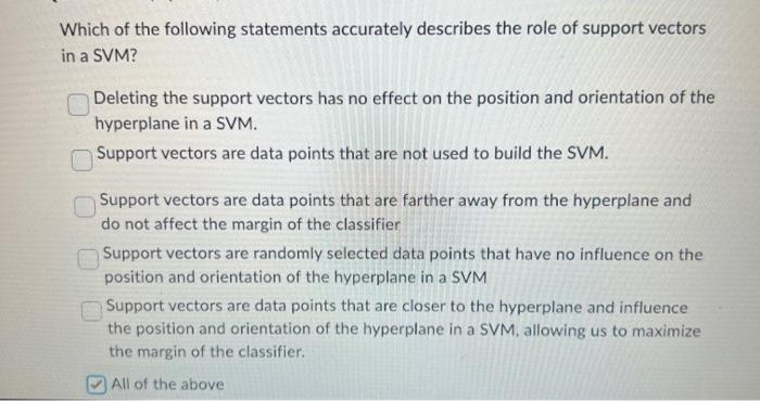 Solved \r\n\r\n\r\nIf the data is not linearly separable, a | Chegg.com