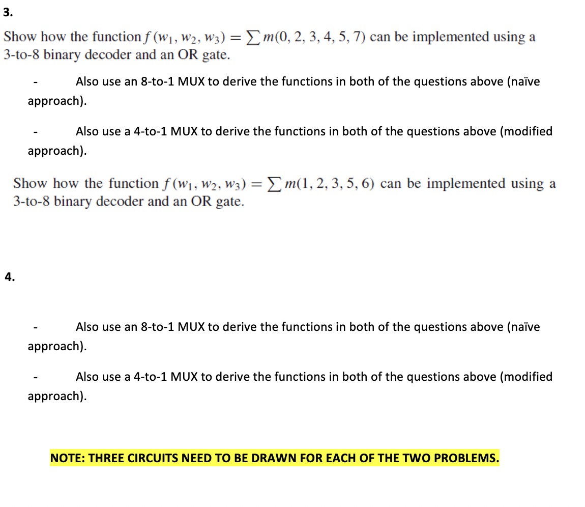 Solved Show how the function f(w1,w2,w3)=∑??m(0,2,3,4,5,7) | Chegg.com