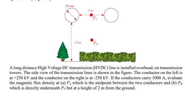 Solved A long distance High Voltage DC transmission (HVDC) | Chegg.com
