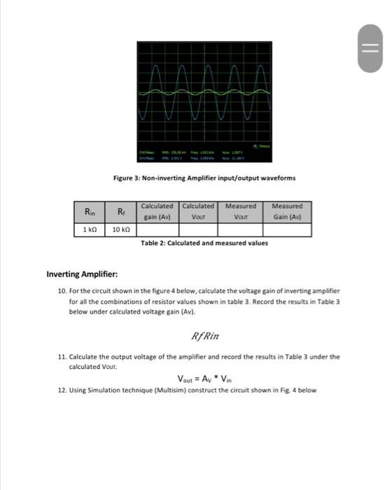 Solved EGR 271 Lab 5: Operational-Amplifier (Op-Amp) | Chegg.com