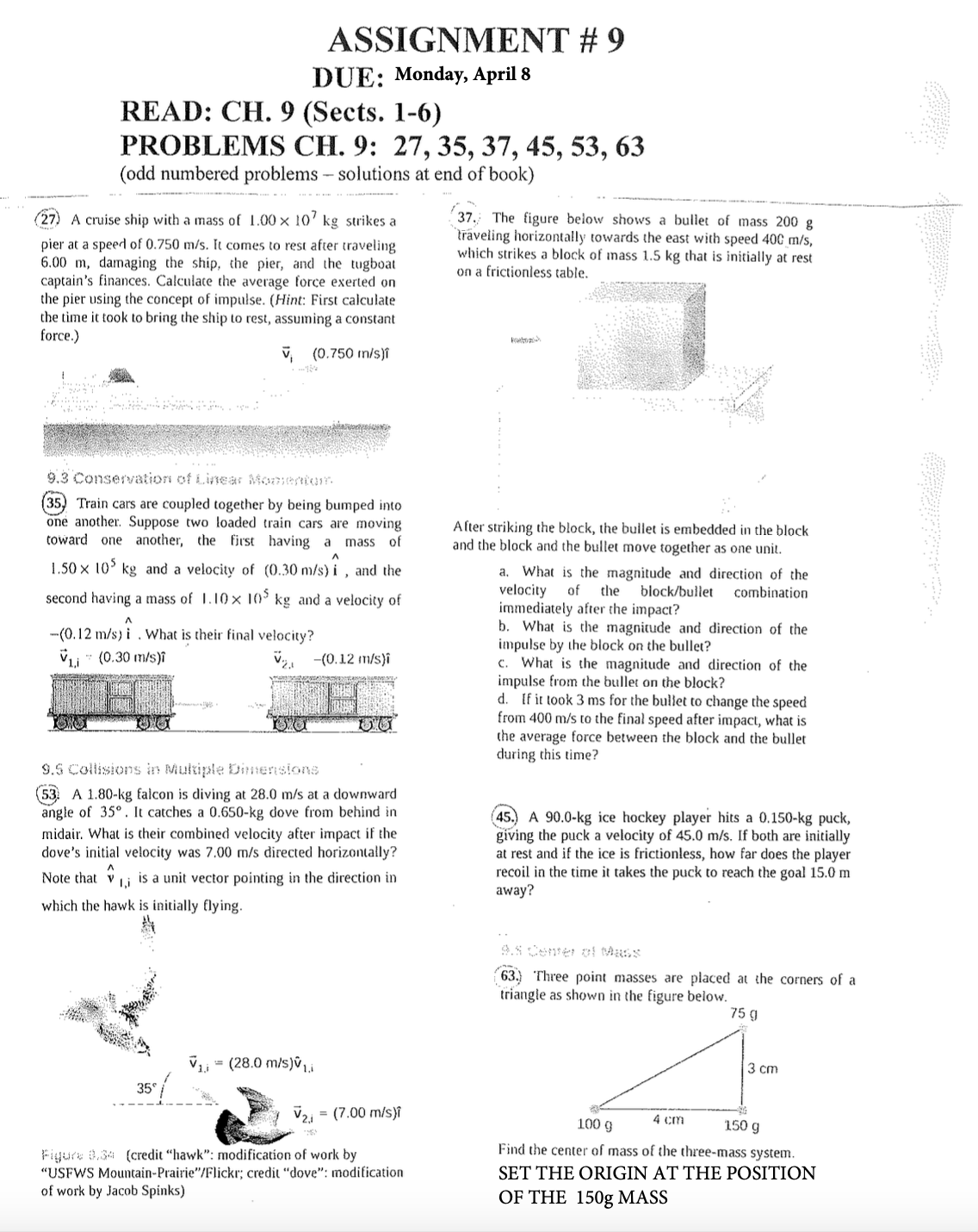 Solved (odd numbered problems - ﻿solutions at end of | Chegg.com
