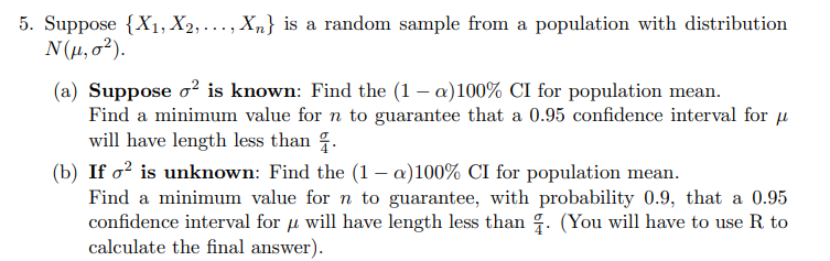Solved Suppose {x1,x2,dots,xn} ﻿is a random sample from a | Chegg.com