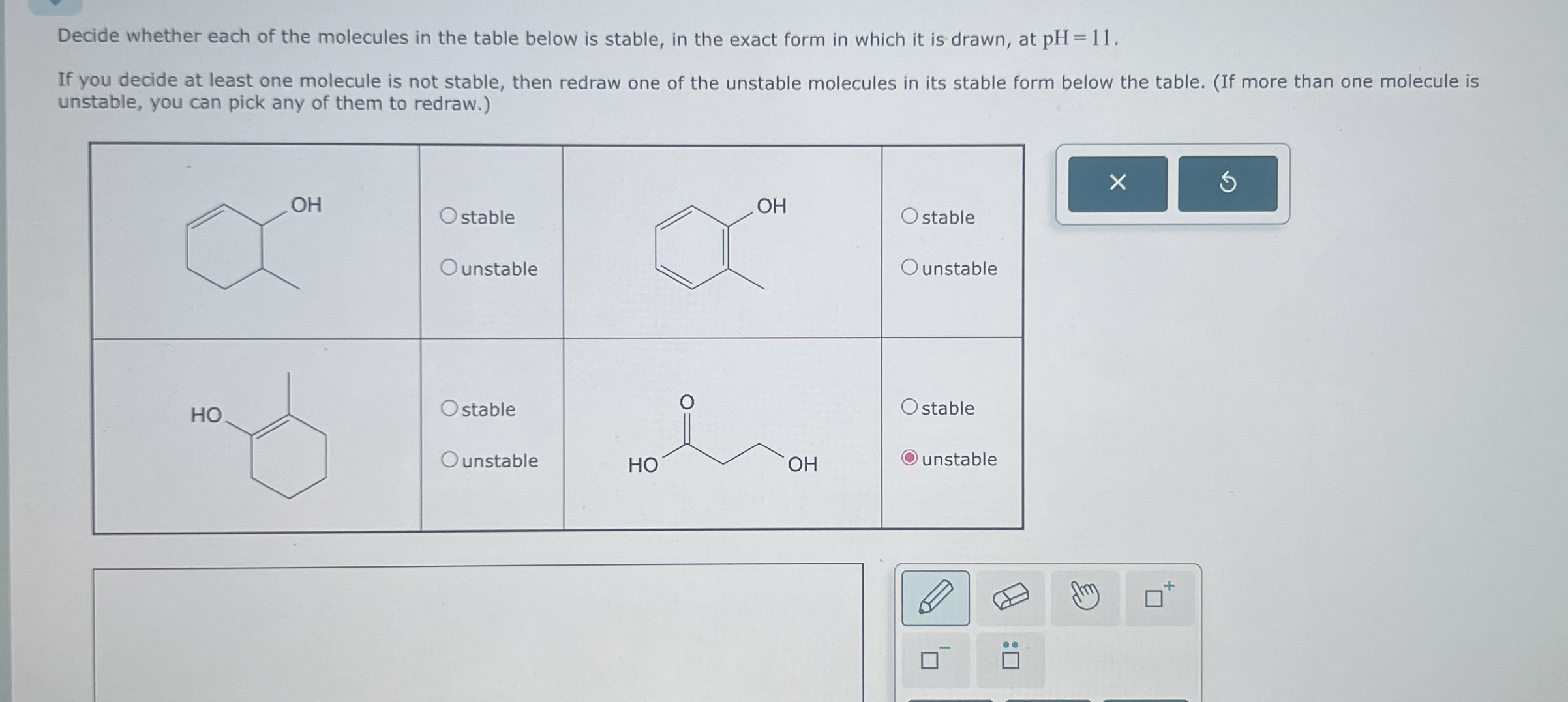 Solved Decide whether each of the molecules in the table | Chegg.com