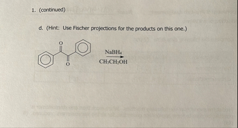 Solved Predict the products of the following reactants When | Chegg.com
