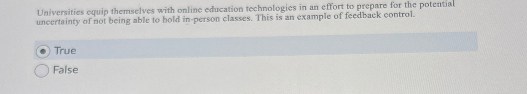 Solved Universities equip themselves with online education | Chegg.com