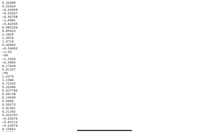 1. /7:57 Use a script to read the file data6.dat with | Chegg.com