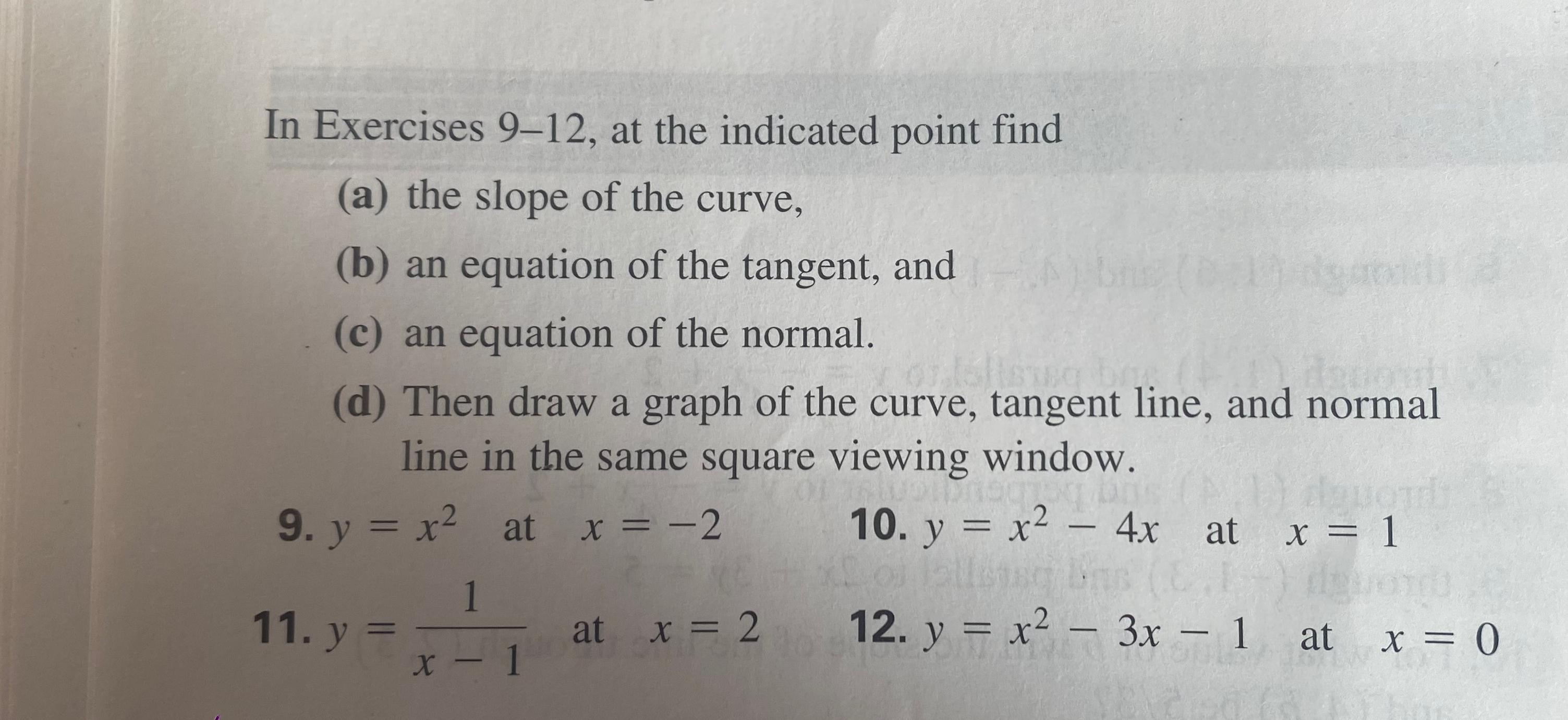 Solved In Exercises 9-12, ﻿at the indicated point find(a) | Chegg.com