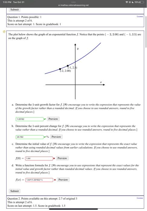 Solved Question 1. Points possible: 1 Lero This is attempt 2 | Chegg.com