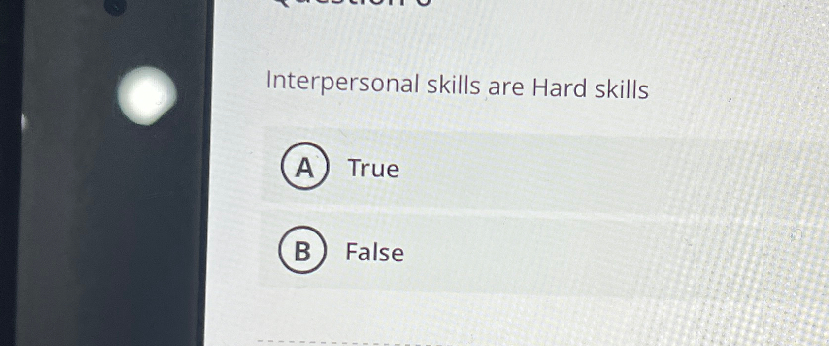 Solved Interpersonal skills are Hard skillsTrueFalse | Chegg.com