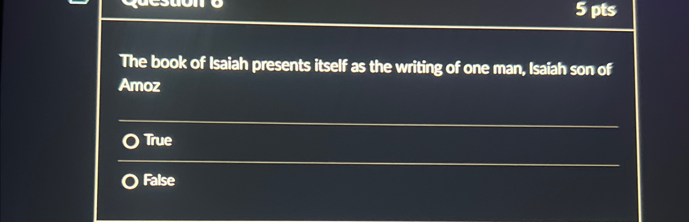 Solved The book of Isaiah presents itself as the writing of | Chegg.com