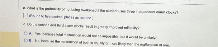 Solved The principle of redundancy is used when system | Chegg.com