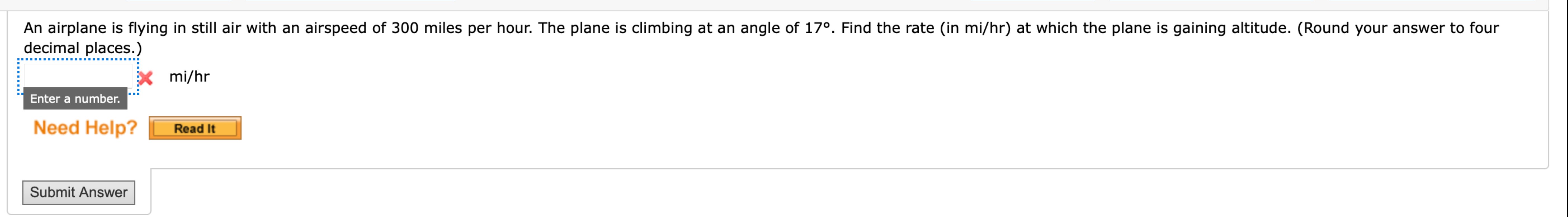 Solved decimal places.)mihrEnter a number.Need Help? | Chegg.com